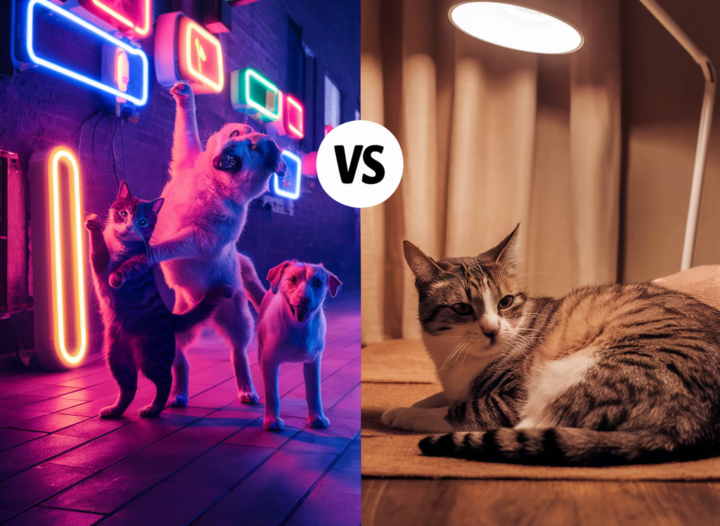 Neon Signs vs. Traditional Lighting